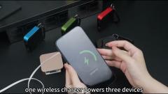 ???? Meet the 3-in-1 Wireless PowerBank – your all-in-one charging solution!