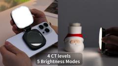 2-in-1 Makeup Mirror & Power Bank | 48 LED Beads | Adjustable 3000–6500K | OEM/ODM