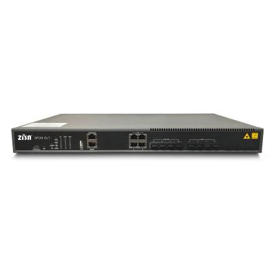中国 10GアップリンクOLT GPONカセット4左舷変復調装置OP1604 8XGE SFP 4X10GE SFP+ 販売のため