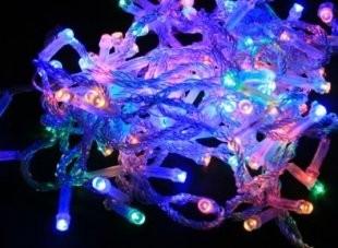 China 10m 100LED Multicolour Christmas LED string tree light for sale
