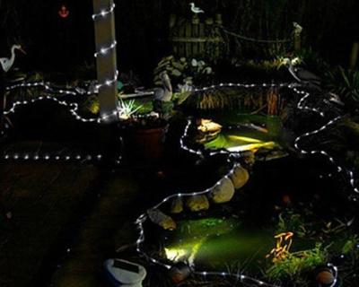 China 100 LED Solar LED Rope light for garden pool decoration for sale