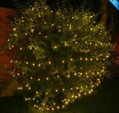 China 120LED Multicolour Solar LED Net light for outdoor bushes decoration for sale