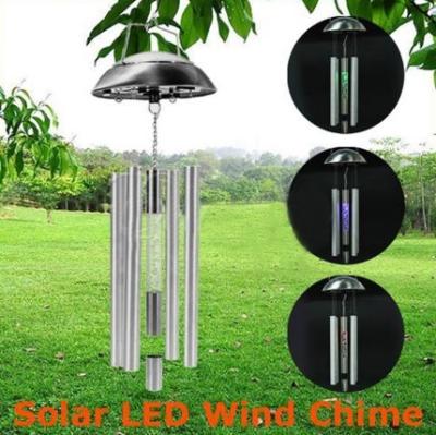 China Multicolour Solar Wind Chimes light for garden tree for sale