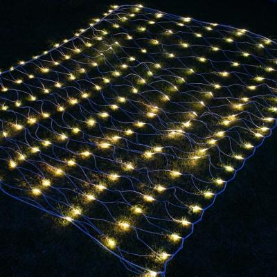 China 1.5mx1.5m 96led warm white LED Christmas Net Light for garden shrub lights for sale