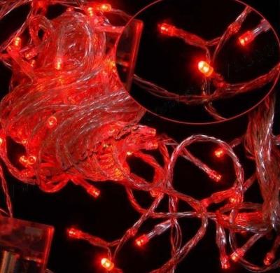 China 10m 100LED Red Christmas indoor LED string light for xmas tree decoration for sale