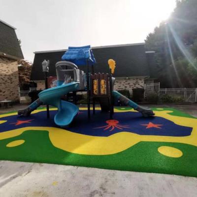 Cina Riciclaggio di gomma della copertura di messa a terra dei granelli del campo da giuoco dei grani EPDM colorato in vendita