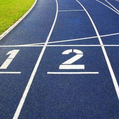 China OEM Blue Sandwich Running Track EPDM Rubber Race Track for sale