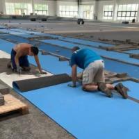 China Competitive Athletic Performance Prefabricated Rubber Running Track Rollsheet for sale