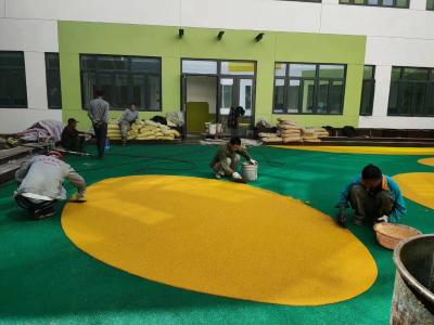 Cina Granelli di gomma dei granelli di colore verde EPDM dell'erba artificiale di gomma di Infilling in vendita
