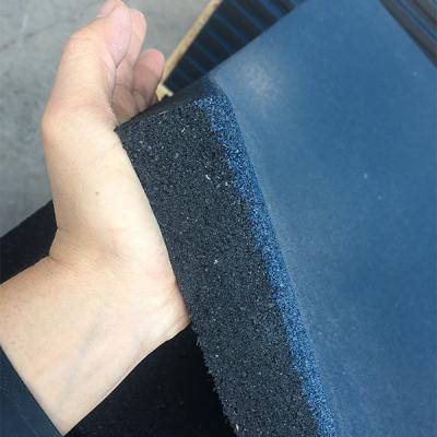 Cina Mattonelle di gomma antiscorrimento che pavimentano la palestra di gomma Mat Rubber Flooring della pavimentazione 8mm della palestra domestica in vendita