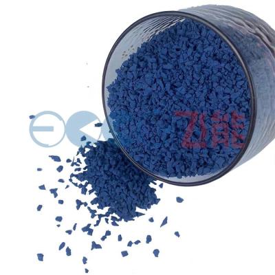 Cina Certificato di gomma dei granelli IAAF WAF di colore blu scuro di EPDM in vendita