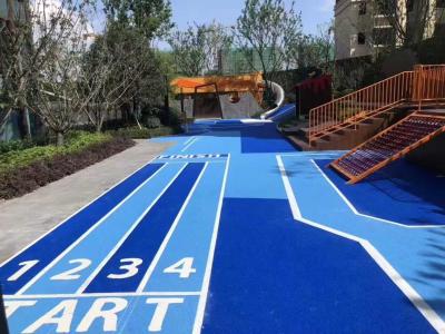 China Tear Resistant Rubber Granules Flooring anti skidding For Kids Flooring Surfacing zu verkaufen