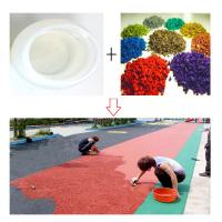 China Crumb Rubber Aliphatic Polyurethane Binder MSDS Certification for sale