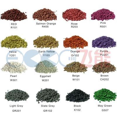 Cina Campo da giuoco di gomma riciclato colorato di anti slittamento dei granelli di EPDM che sorge i prodotti in vendita