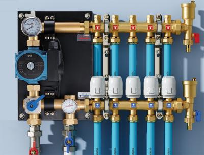 Cina Centro di miscelazione dell'acqua di 8201 norma integrato con la valvola di regolazione azionata manuale del rifornimento + pompa intelligente del termostato in vendita