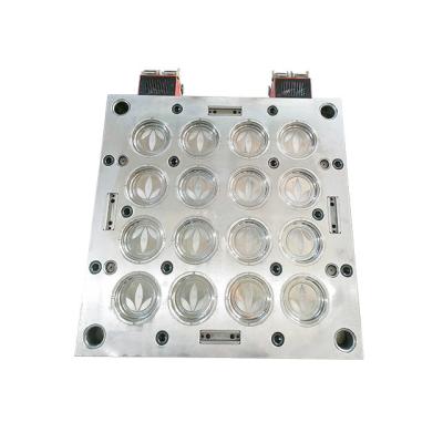 China D98mm Bottle Cap Mould 16cavity Hot Runner Plastic Molding Round Cap Within Logo for sale