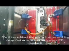 32cavity sprayer trigger head mould in semi hot runner auto close in mould