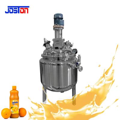 China 150L Homogenizer SS 304 Juice Mixing Tank Stainless Steel With Shear Mixer for sale