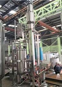 Cina Evaporatore tubolare con pellicola discendente della macchina TA2 dell'evaporatore di vuoto dell'olio di CBD in vendita