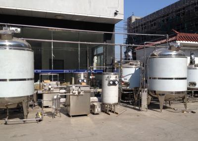 Cina Linea di produzione bianca del yogurt del macchinario SS304 di lavorazione casearia attrezzatura in vendita