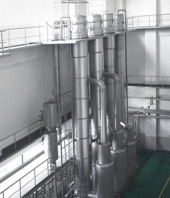 Cina Evaporatore con pellicola discendente su misura di multi effetto per il prodotto chimico di Juice Medicine Food Processing And in vendita