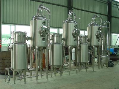 Cina Riscaldamento termico esterno della pompa del tri di effetto di vuoto concentratore a circolazione forzata dell'evaporatore in vendita
