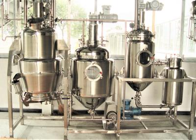 Cina Scala di laboratorio facile di acciaio inossidabile di operazione Herb Extraction Line Concentrator Machine in vendita