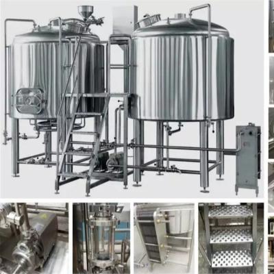 Cina micro attrezzatura di preparazione della birra del mestiere dell'attrezzatura della fabbrica di birra di 500L 700L 1000L 2000L 3000L in vendita