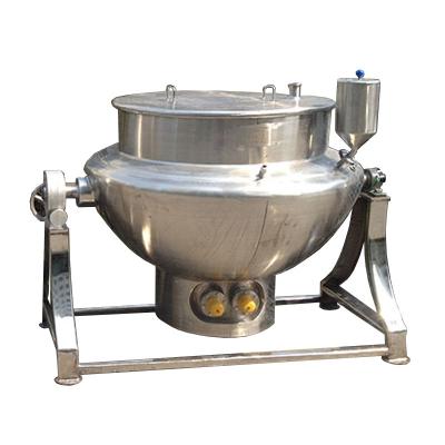 Cina 50-1200L che inclina il bollitore rivestito del vapore del gas del fornello dell'alimento con l'inceppamento della frutta del bollitore del miscelatore che cucina attrezzatura in vendita