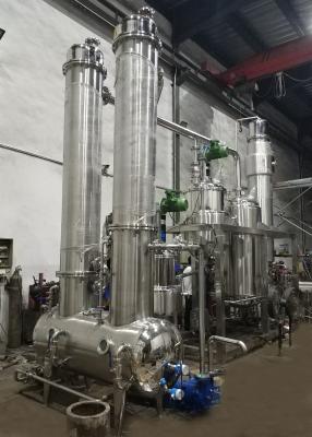 Cina Evaporatore di distillazione con pellicola discendente dell'olio di canapa di vuoto di bassa temperatura in vendita