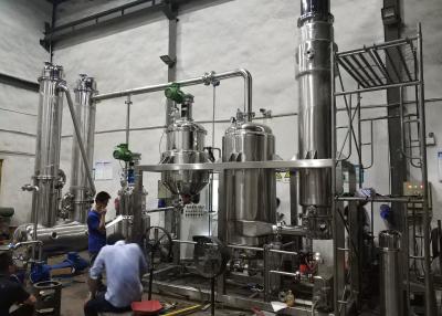 Cina Evaporatore di distillazione con pellicola discendente dell'olio di canapa di vuoto di bassa temperatura in vendita
