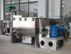 Cina Tipo alta macchina industriale mescolantesi del nastro di GMP del miscelatore della polvere della pagaia del miscelatore di uniformità in vendita