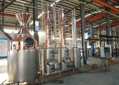 Cina Del chiaro di luna colonna continua di With Multi Tower del distillatore di rame dell'alcool ancora in vendita