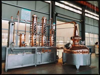 Cina Del chiaro di luna colonna continua di With Multi Tower del distillatore di rame dell'alcool ancora in vendita