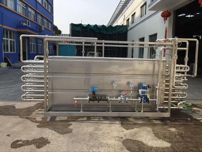 Cina Tipo tubolare automatico sterilizzatore del Plc Ss304 UHT per latte Juice Sterilization in vendita