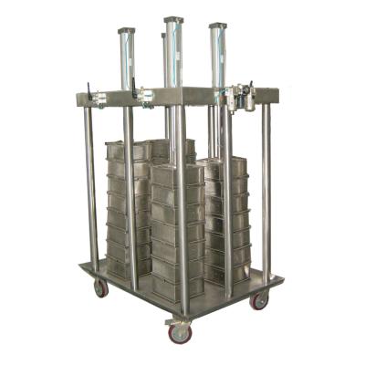 Cina Pressa per formaggio quadrata automatica della macchina utensile sanitaria del formaggio per la centrale del latte in vendita
