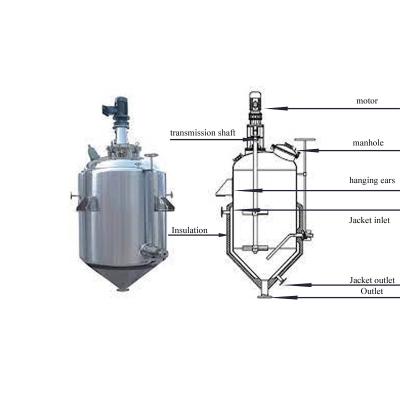 Cina Alcohol Ethanol Sediment Vessel Precipitation Deposition Tank For Pharmaceutical Industry in vendita