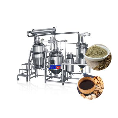 China Multifunctional Pilot Plant Herbal Extraction Concentrator Machine With Steam Heating for sale