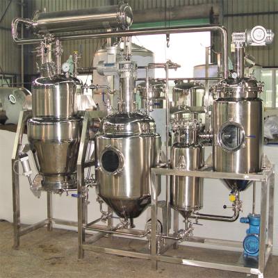 Cina Multifunctional Pilot Plant Herbal Extraction Concentrator Machine With Steam Heating in vendita