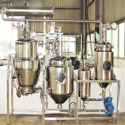 Cina Multifunctional Pilot Plant Herbal Extraction Concentrator Machine With Steam Heating in vendita