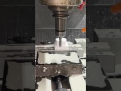 Συνήθεια τεφλόν PTFE CNC που επεξεργάζεται 0.05mm που γυαλίζουν στη μηχανή