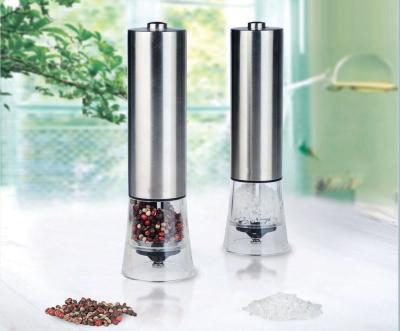 China Electric pepper&salt grinder with light for sale