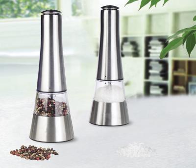 China Electric salt & pepper grinder with light for sale