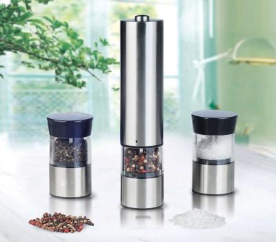 China Electric pepper mill set for sale