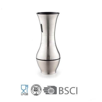 China Vase salt and pepper mill 2 in1 for sale