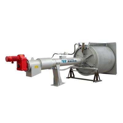 China Compact Structure Rotary Drum Fine Screen Smooth Operation Highly Efficient Screening for sale