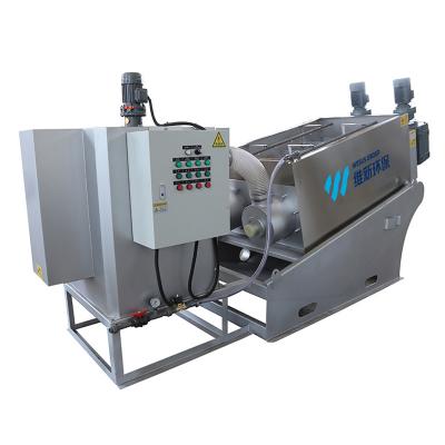 China Low Energy Dual Section Sludge Dewatering Machine Automatic Operation Easy Maintenance for sale