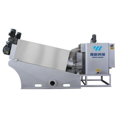China Clogging Resistant Screw Sludge Dewatering Machine Reliable For Various Operating Conditions for sale