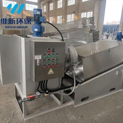 China Corrosion Resistant Screw Press Dewatering Machine Clean Appearance Long Service Life for sale