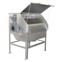 China Externally Fed Drum Screen 0.5mm-3mm High Solids Load Industrial Filtration for sale